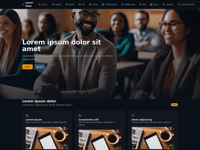 STEM Camp Website Template