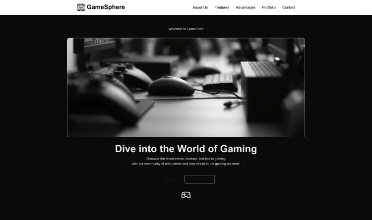 Gaming Blog (Structured) Website Template